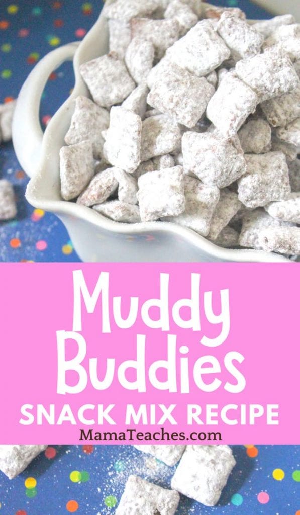 Muddy Buddies Snack Mix Recipe - Mama Teaches