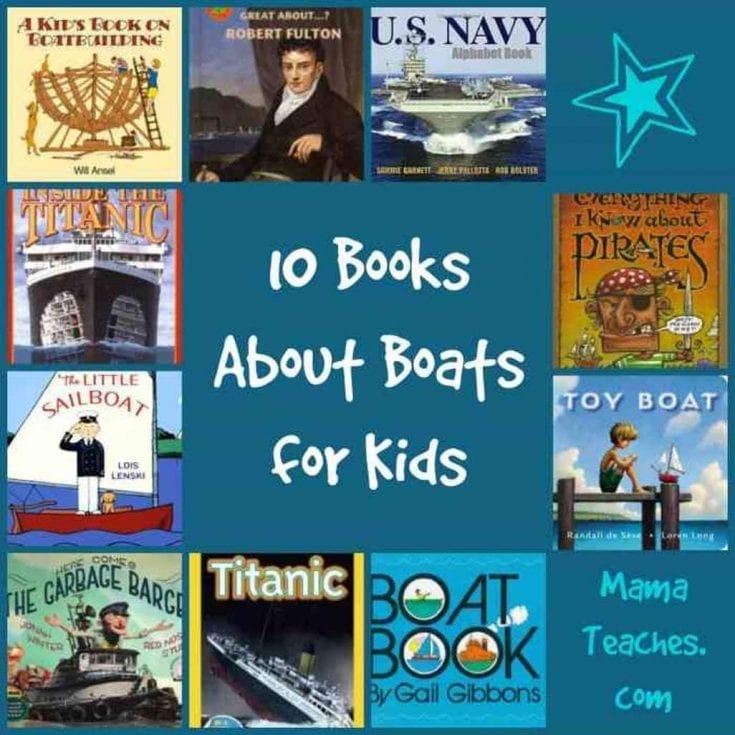 10 Books About Boats for Kids - Mama Teaches