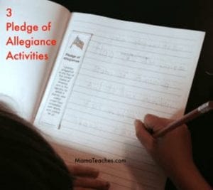 3 Pledge of Allegiance Activities - Mama Teaches