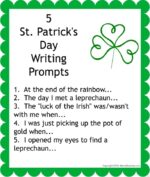 5 St. Patrick’s Day Writing Prompts - Mama Teaches
