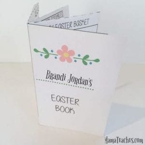 Easter Printable for Kids: Foldable Easter Mini Activity Book