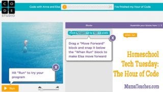 Homeschool Tech Tuesday: Hour of Code - Mama Teaches