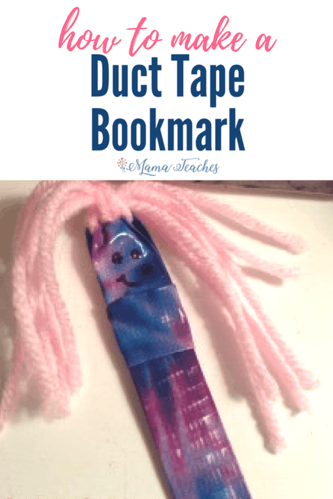 How to Make a Duct Tape Bookmark Craft - Mama Teaches