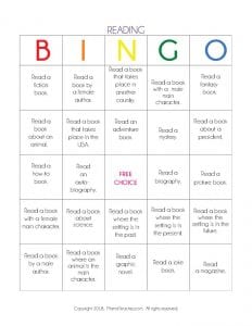 Reading Book BINGO: Printable Reading Game - Mama Teaches