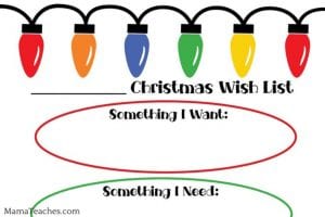 Taking Back the Holidays: Four Things Christmas Gift List Free ...