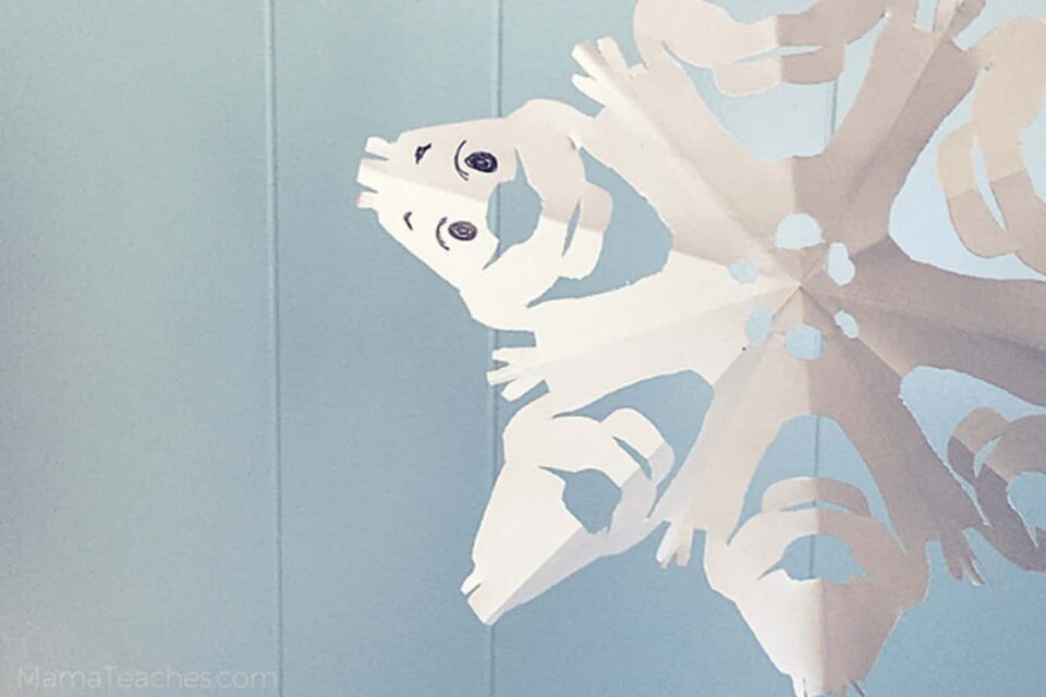 Frozen Snowflake Templates - Mama Teaches