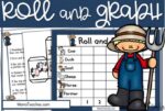 Roll and Graph Farm Math Game - Mama Teaches