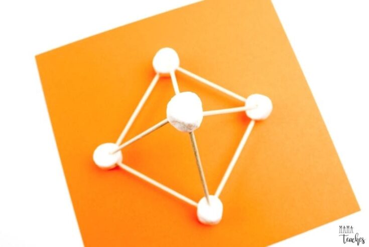 Geometry Activity with Marshmallows - Mama Teaches