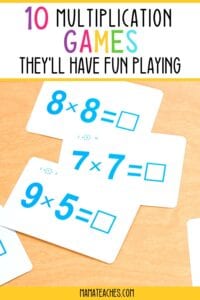 10 Multiplication Games for Kids Who Hate Math - Mama Teaches