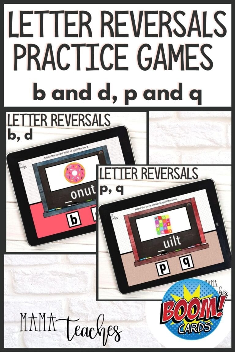 How to Help Students with Letter Reversals - Mama Teaches