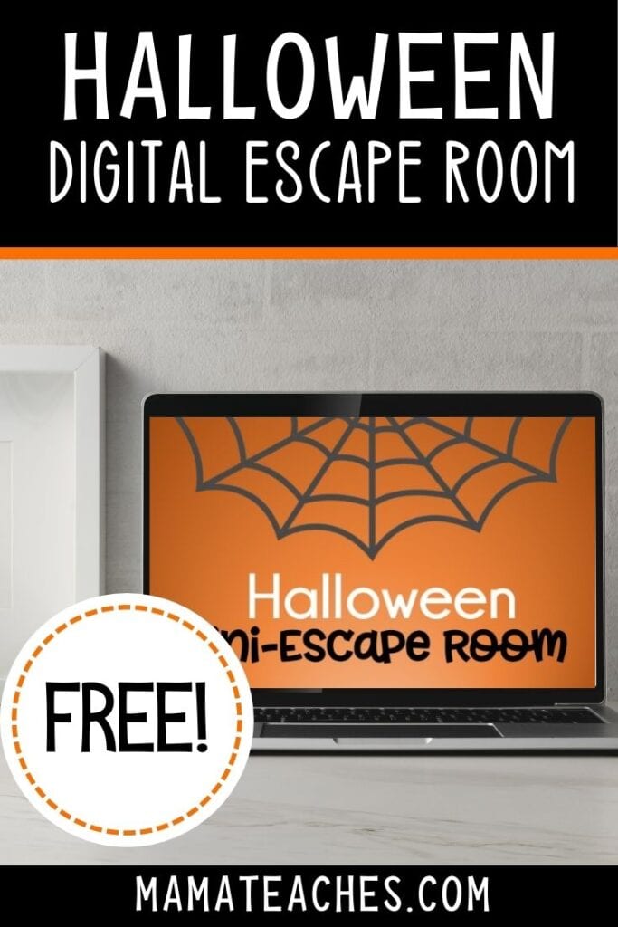 Free Digital Free Digital Halloween Escape Room for Kids - Mama Teaches