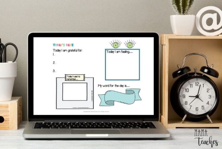 Free Digital Gratitude Journal for Kids - Mama Teaches