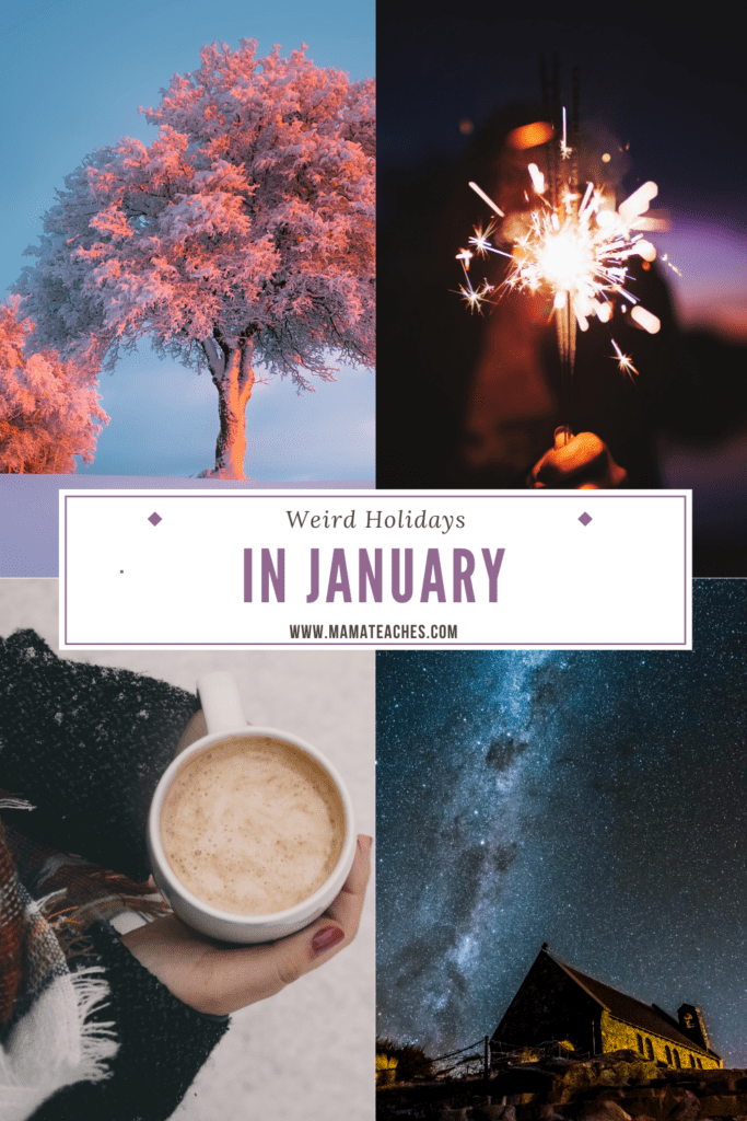 Weird Holidays in January for Kids and Adults - Mama Teaches