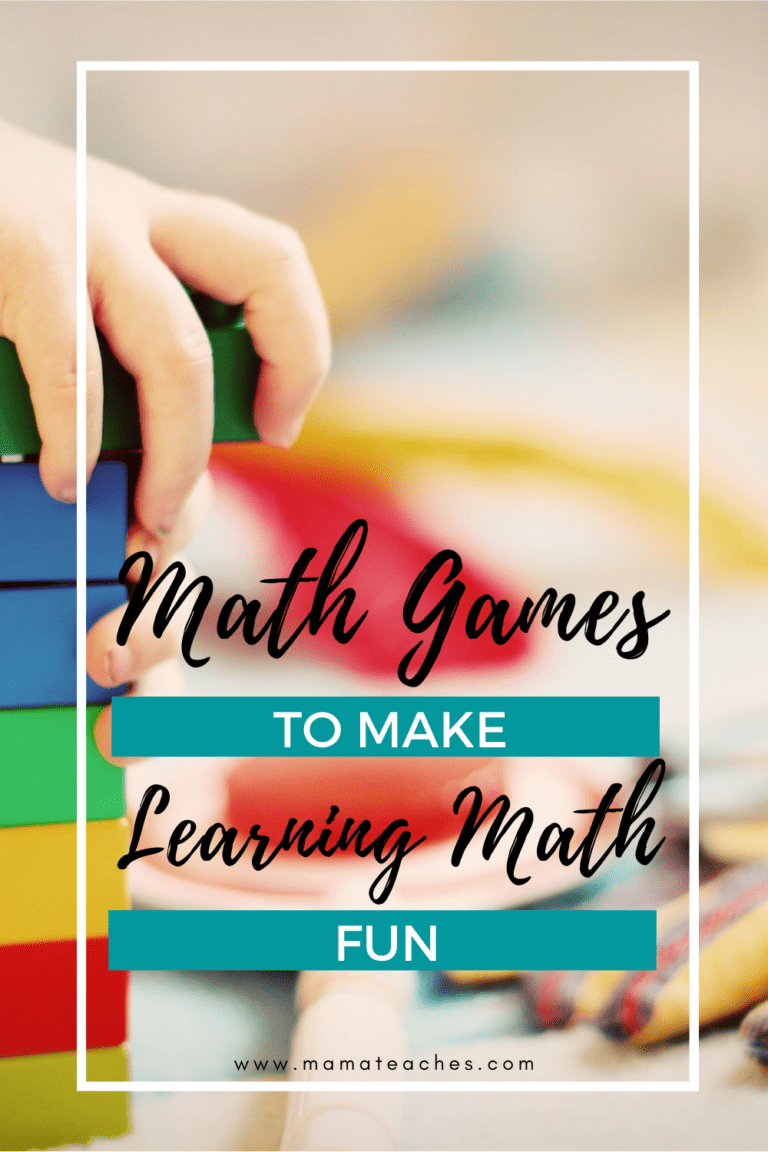 How to Make Math Fun - Use Math Games! - Mama Teaches