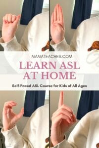 Learn ASL at Home: Self-Paced ASL Class for Kids - Mama Teaches
