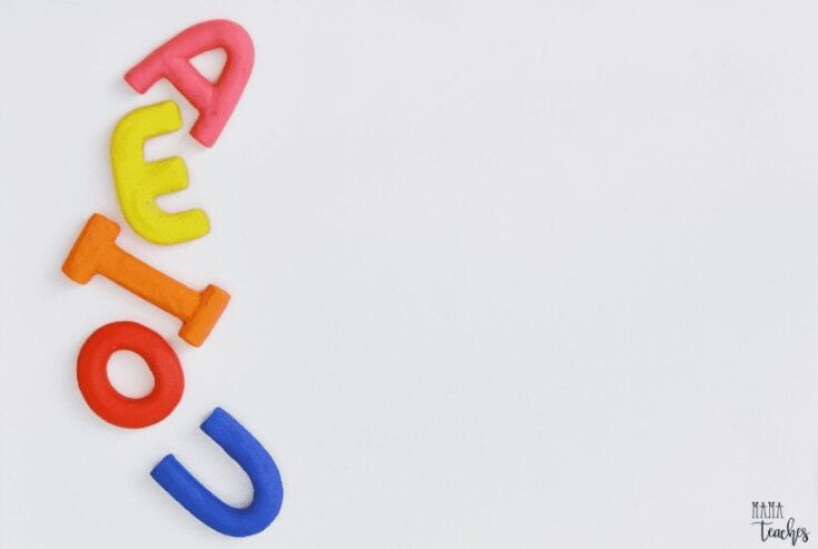 How to Teach Vowels: Ideas for Preschool & Kindergarten - Mama Teaches