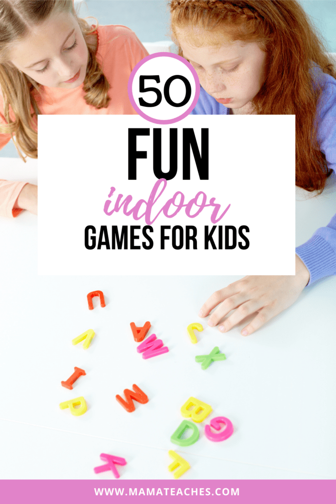 The BEST 50+ Fun Indoor Games for Kids! - Mama Teaches