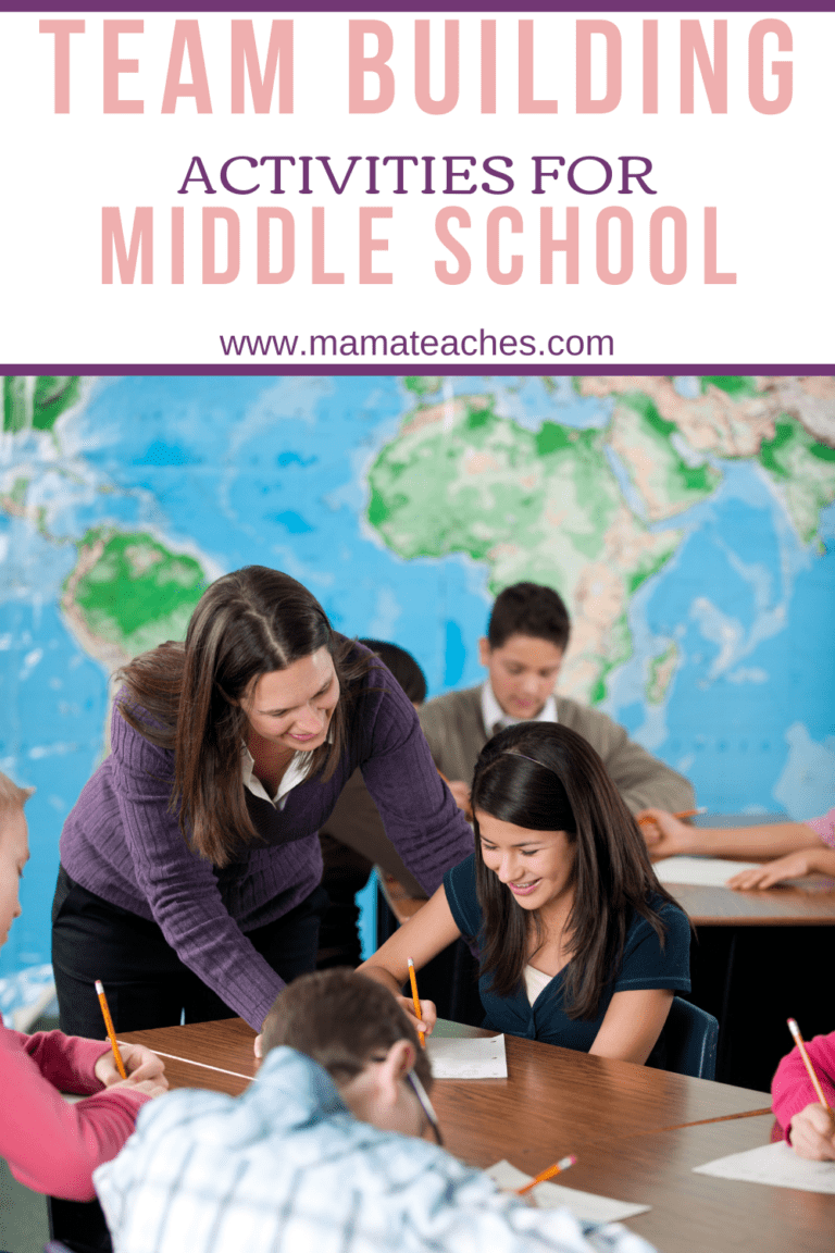 Team Building Activities for Middle School - Mama Teaches