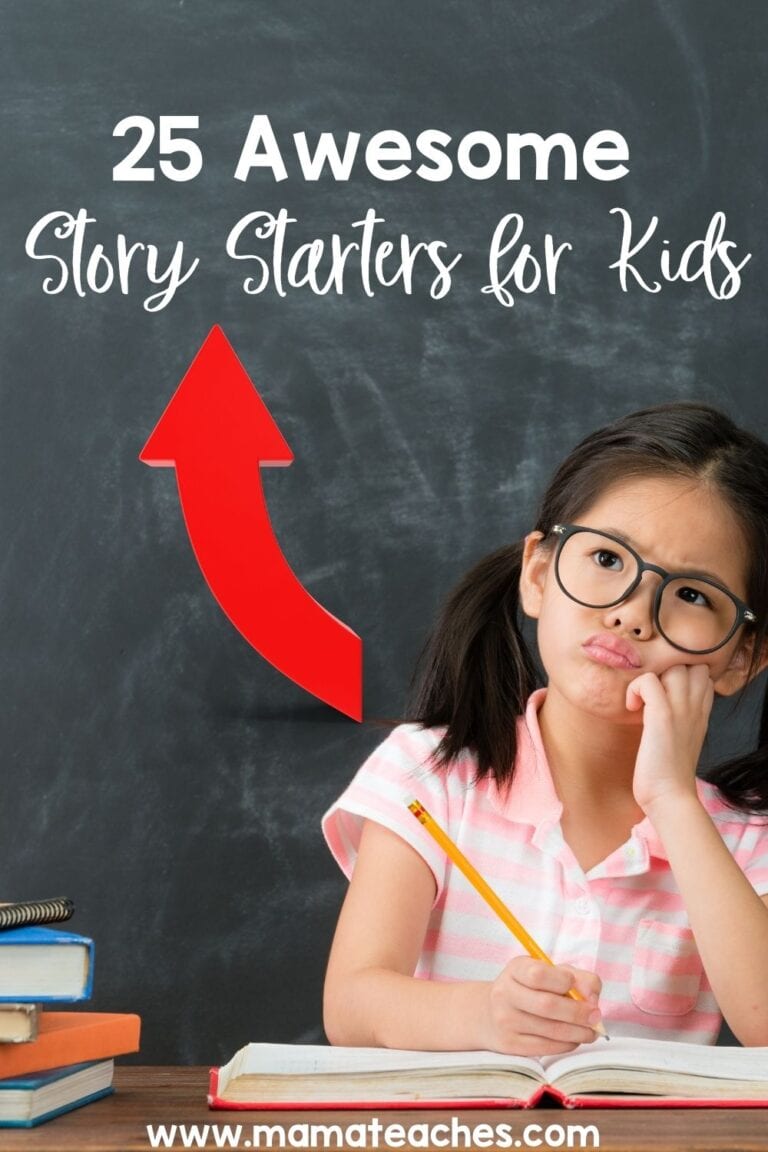 25 Awesome 25 Awesome Story Starters for Kids - Mama Teaches
