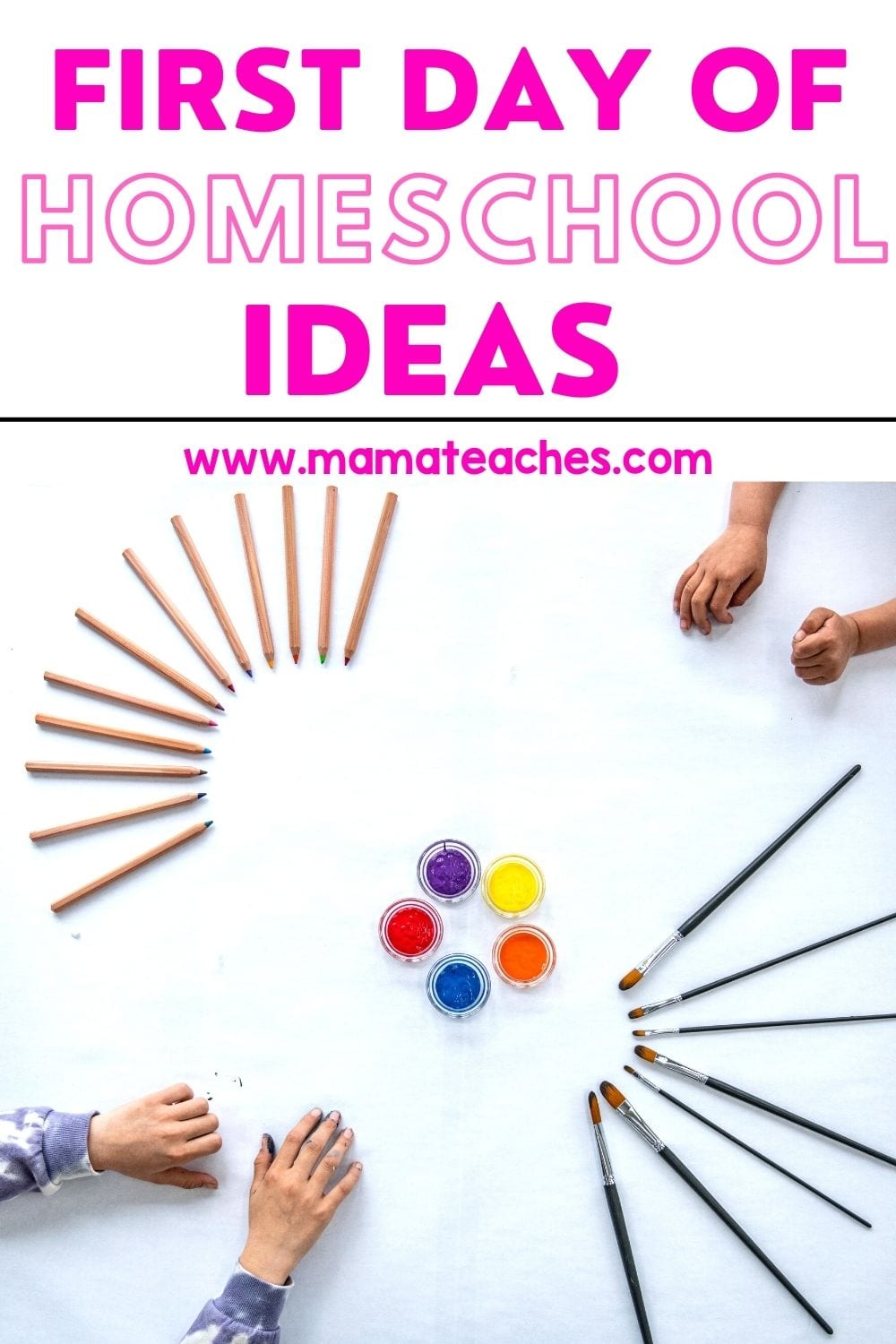The Best First Day of Homeschool Ideas - Mama Teaches