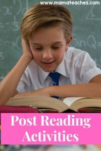 Post Reading Activities for All Grade Levels - Mama Teaches