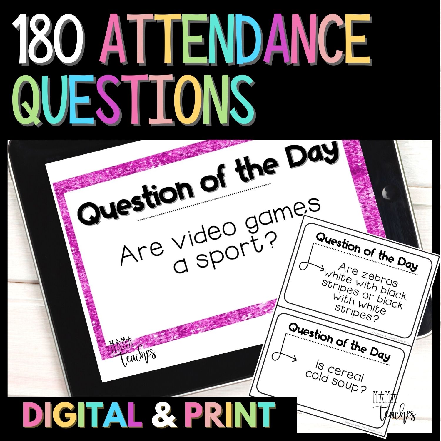 Attendance Questions: A Fun Way to Learn About and Engage Your Students