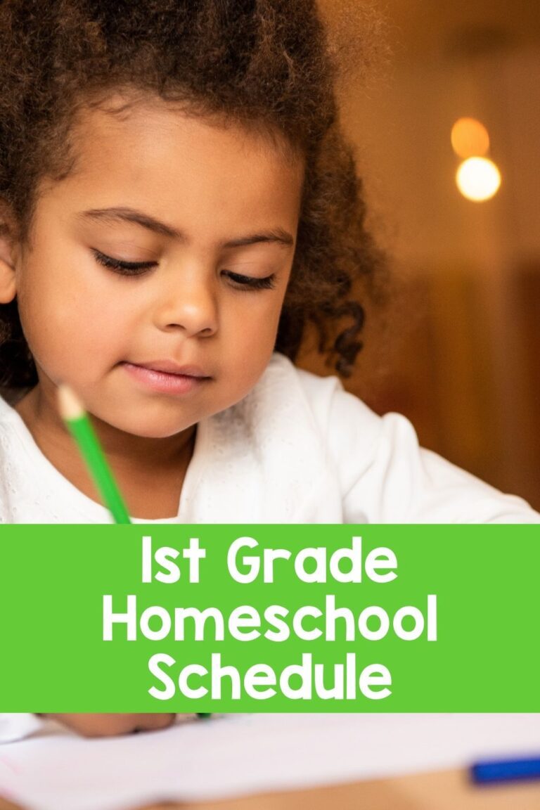 Sample Homeschool Schedules and FREE Printable Schedule