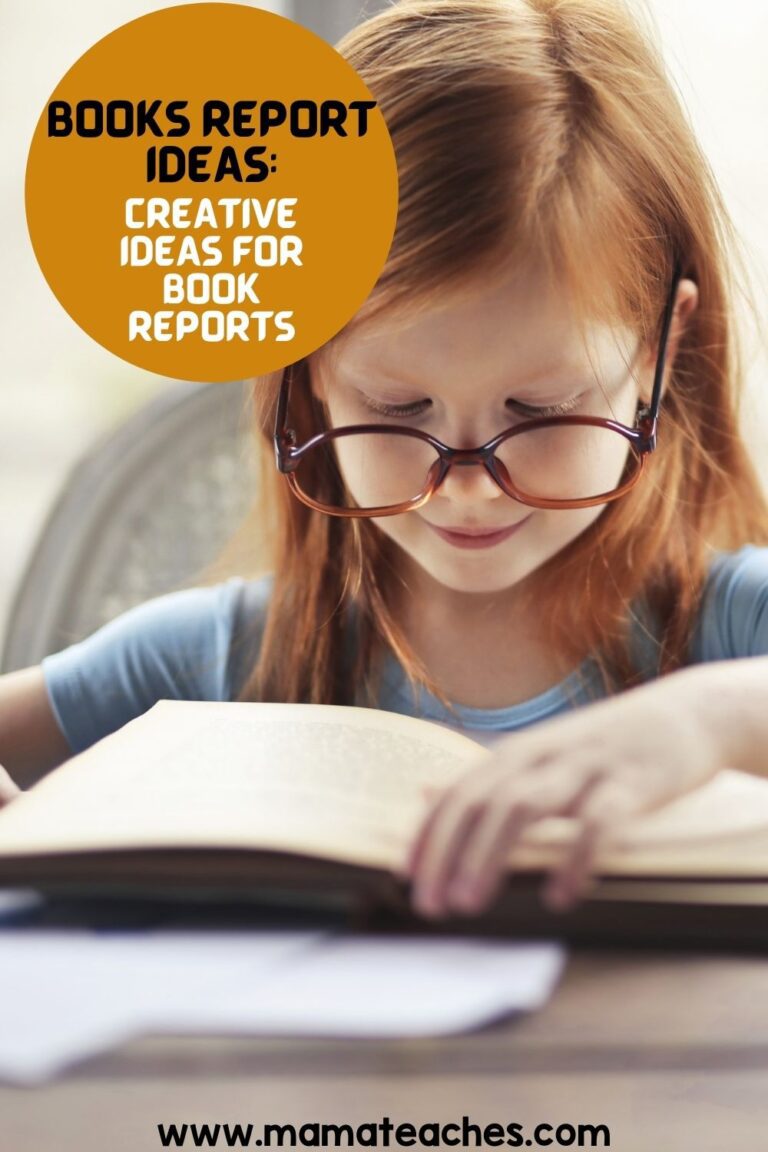 Book Report Ideas: Creative Ideas for Book Reports - Mama Teaches