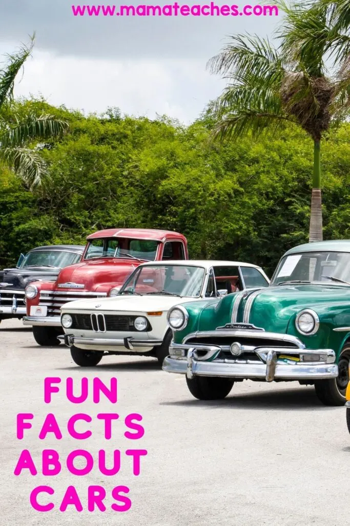 Fun Facts About Cars For Kids Mama Teaches Fun Facts About Cars For Kids Mama Teaches