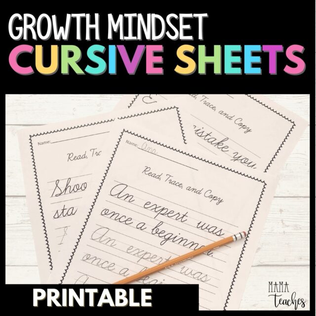 How to Teach Cursive Writing to Kids - Mama Teaches