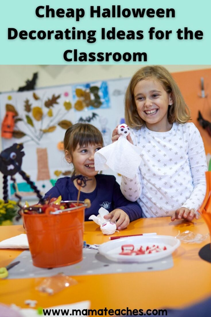 Cheap Halloween Decorating Ideas for the Classroom - Mama Teaches