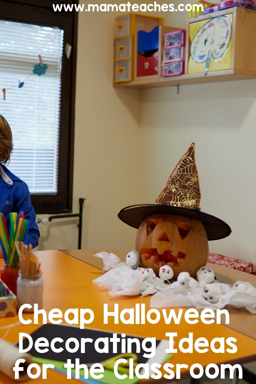Cheap Halloween Decorating Ideas for the Classroom - Mama Teaches
