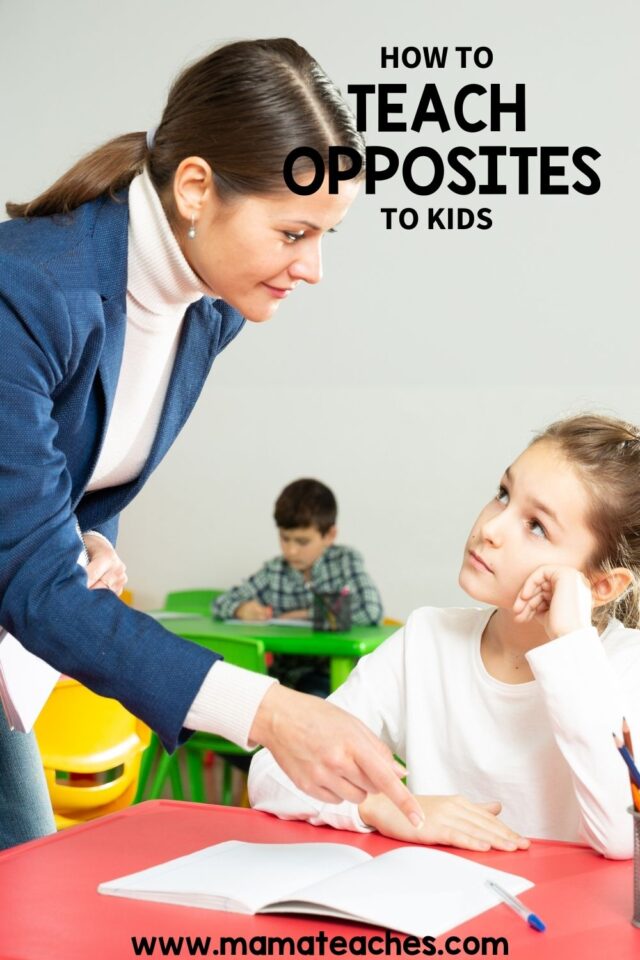 How to Teach Opposites to Kids - Mama Teaches