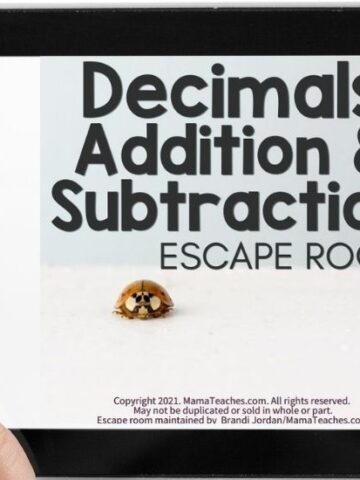 {FREE} Decimals Place Value Digital Escape Room - Mama Teaches