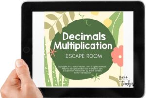 {FREE} Decimals Multiplication Virtual Escape Room - Mama Teaches
