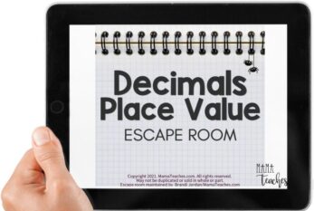 {FREE} Decimals Place Value Digital Escape Room - Mama Teaches