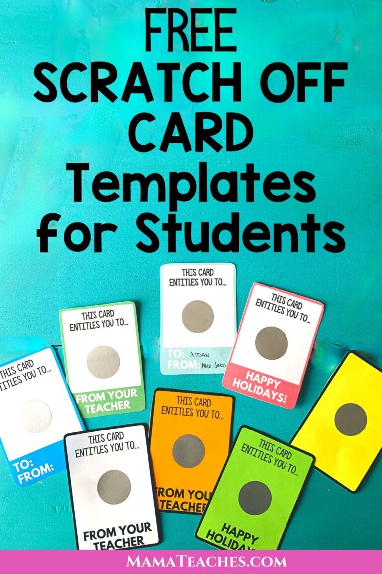 Free Scratch Off Card Templates - Mama Teaches