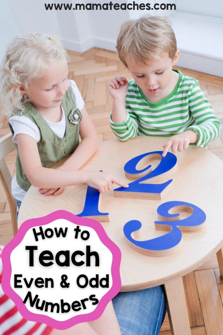 How to Teach Even and Odd Numbers - Mama Teaches
