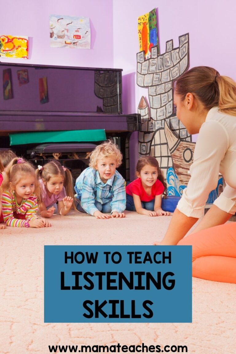 How to Teach Listening Skills - Mama Teaches
