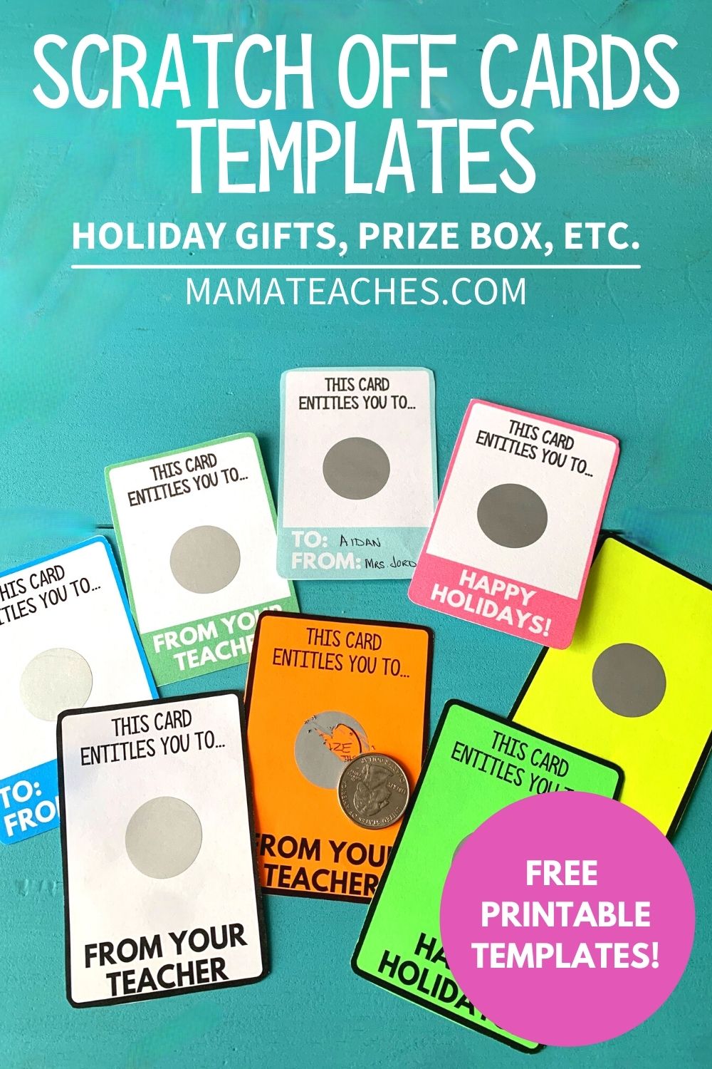 Free Scratch Off Card Templates - Mama Teaches