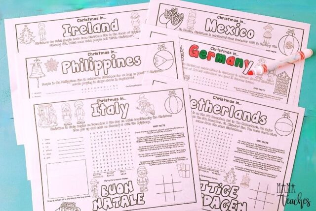Christmas Around the World Activities - Mama Teaches