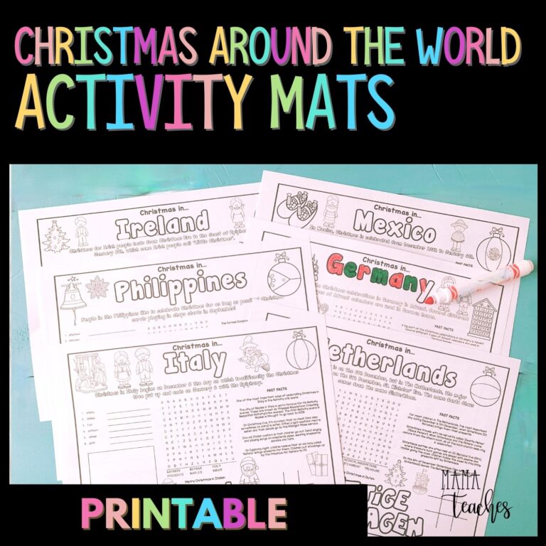 Christmas Around the World Activities - Mama Teaches