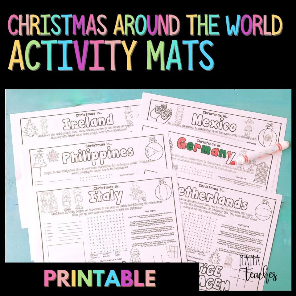 Christmas Around the World Activities - Mama Teaches