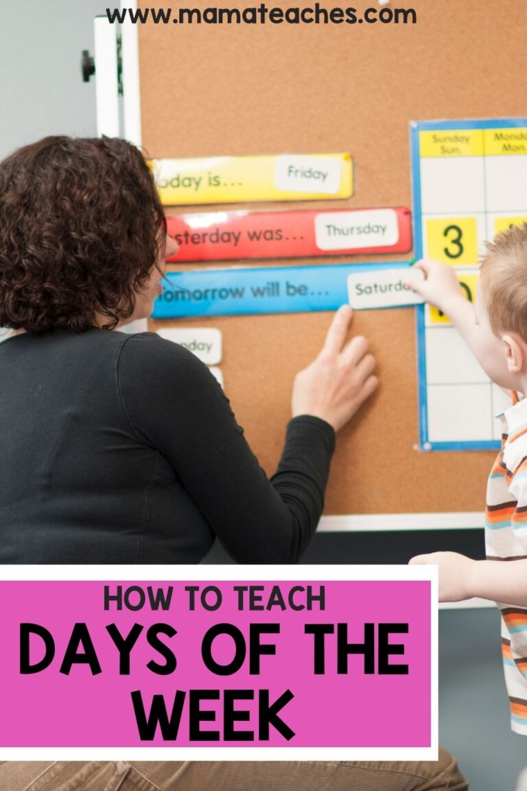 How to Teach Days of the Week - Mama Teaches