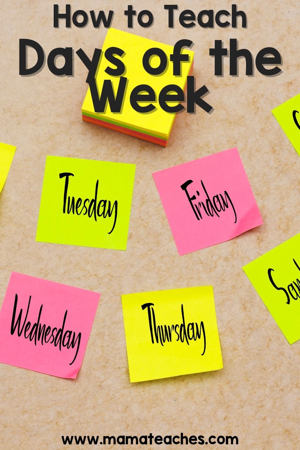 How to Teach Days of the Week - Mama Teaches