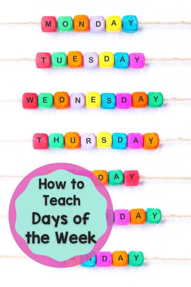 How to Teach Days of the Week - Mama Teaches
