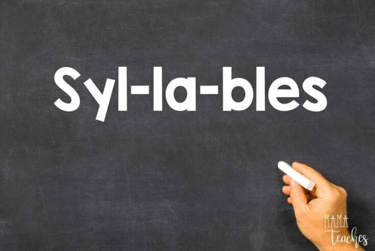 How to Teach Syllables - Mama Teaches