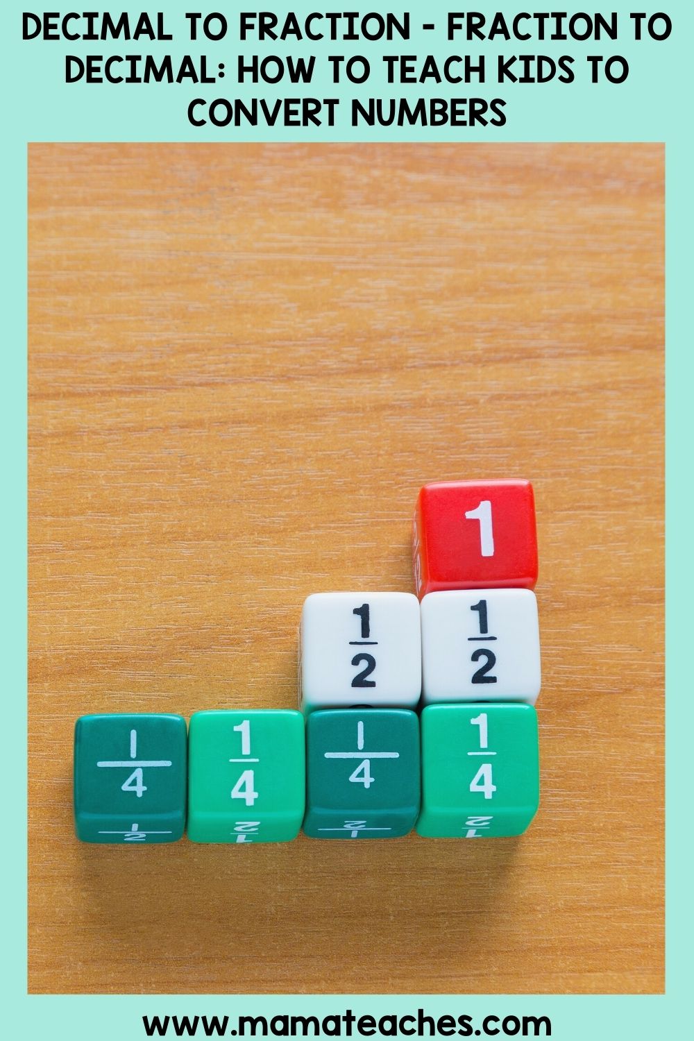Decimal to Fraction: Teaching Number Conversion - Mama Teaches