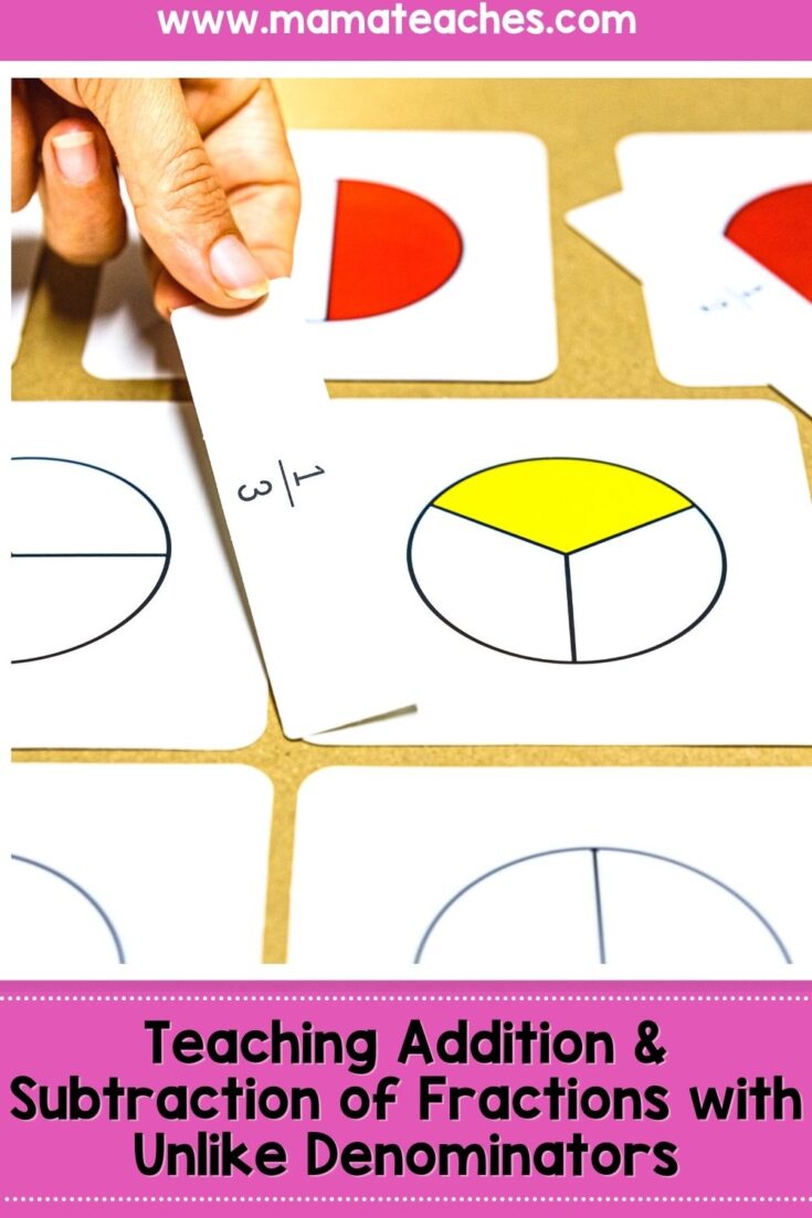 Teaching Addition and Subtraction of Fractions with Unlike Denominators