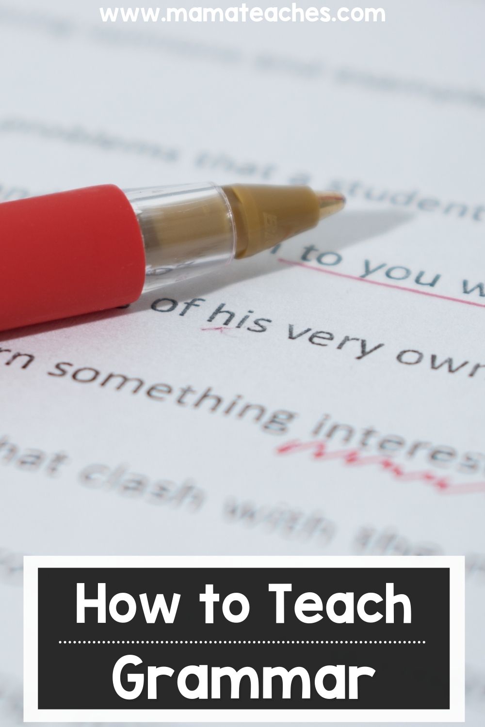 How to Teach Grammar - Mama Teaches